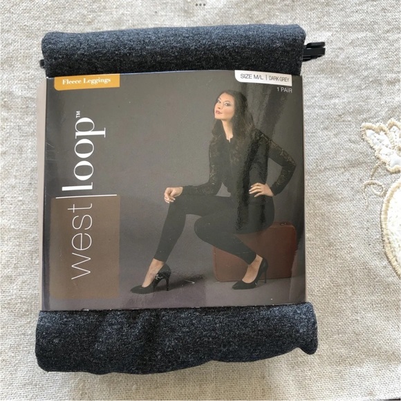 west loop | Pants & Jumpsuits | West Loop Dark Gray Fleece Lined ...